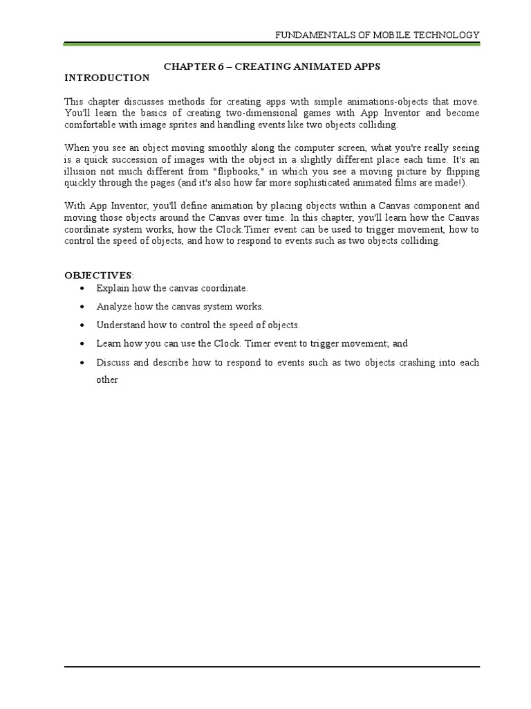 Animating Apps with App Inventor | PDF | Time | Timer