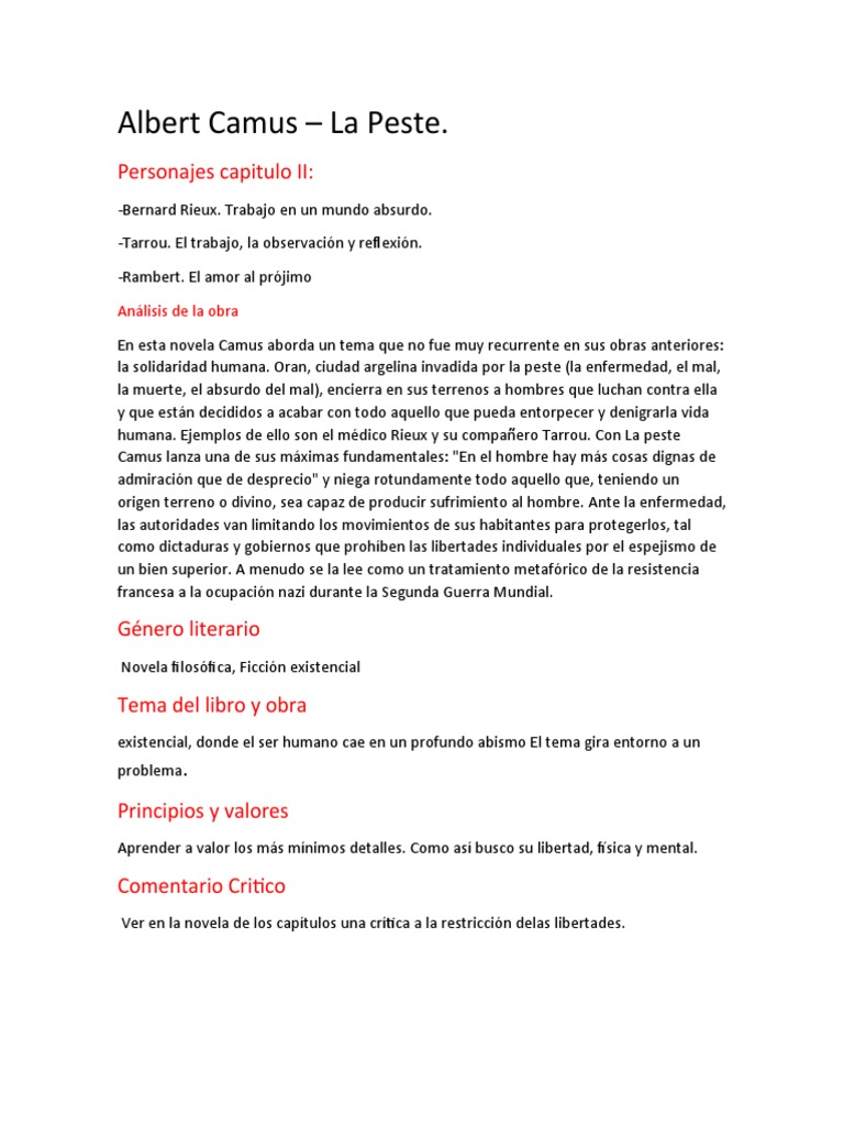 Albert Camus Capitulo II | PDF