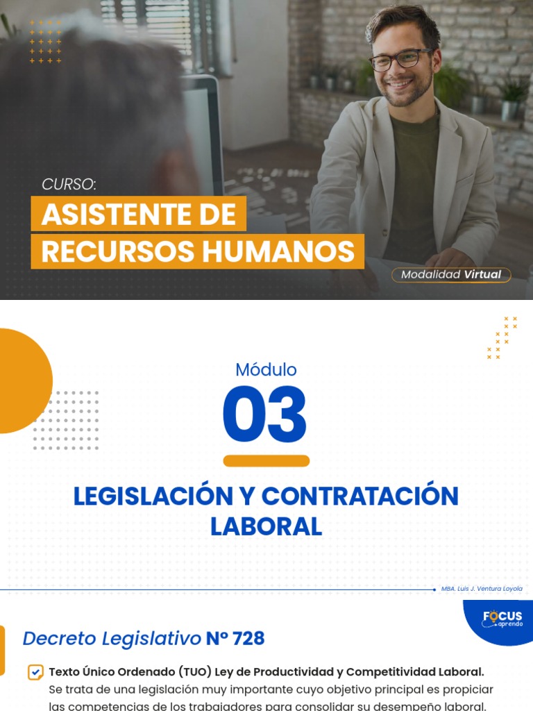 Módulo 03 - Asistente de Recursos Humanos | PDF | Tiempo de trabajo | Derecho laboral