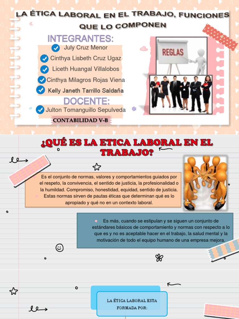 1.la Etica Laboral en El Trabajo, Funciones Que Lo Componen | PDF | Justicia | Crimen y violencia