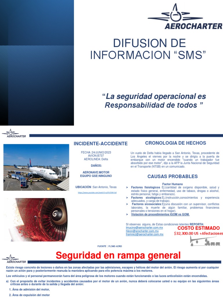 Acm Engine Ingestion | PDF | Avión | Tierra
