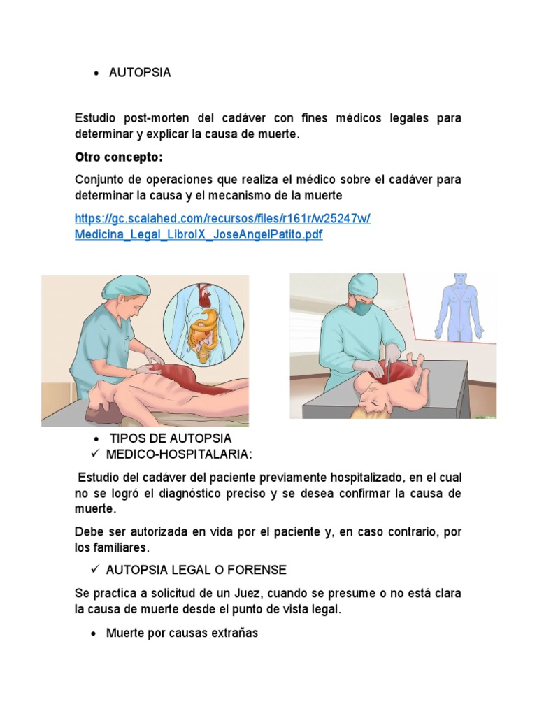 Autopsia | PDF | Muerte | Jurisprudencia médica