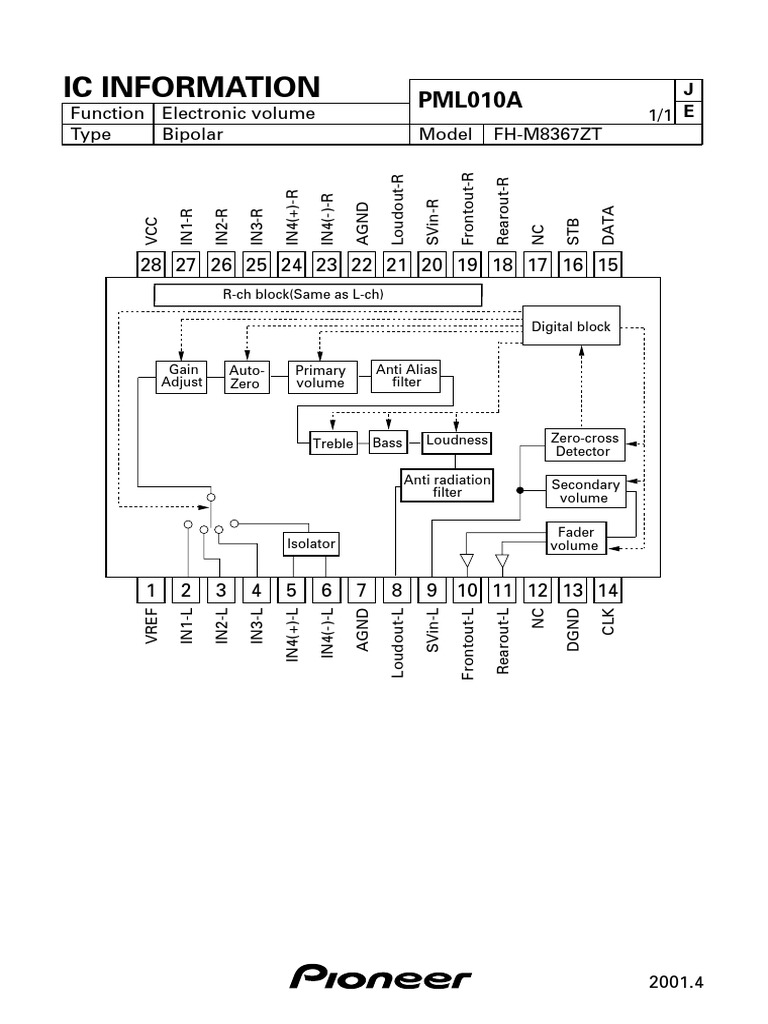 Pioneer Pml010a Datasheet | PDF | Electronics | Electricity