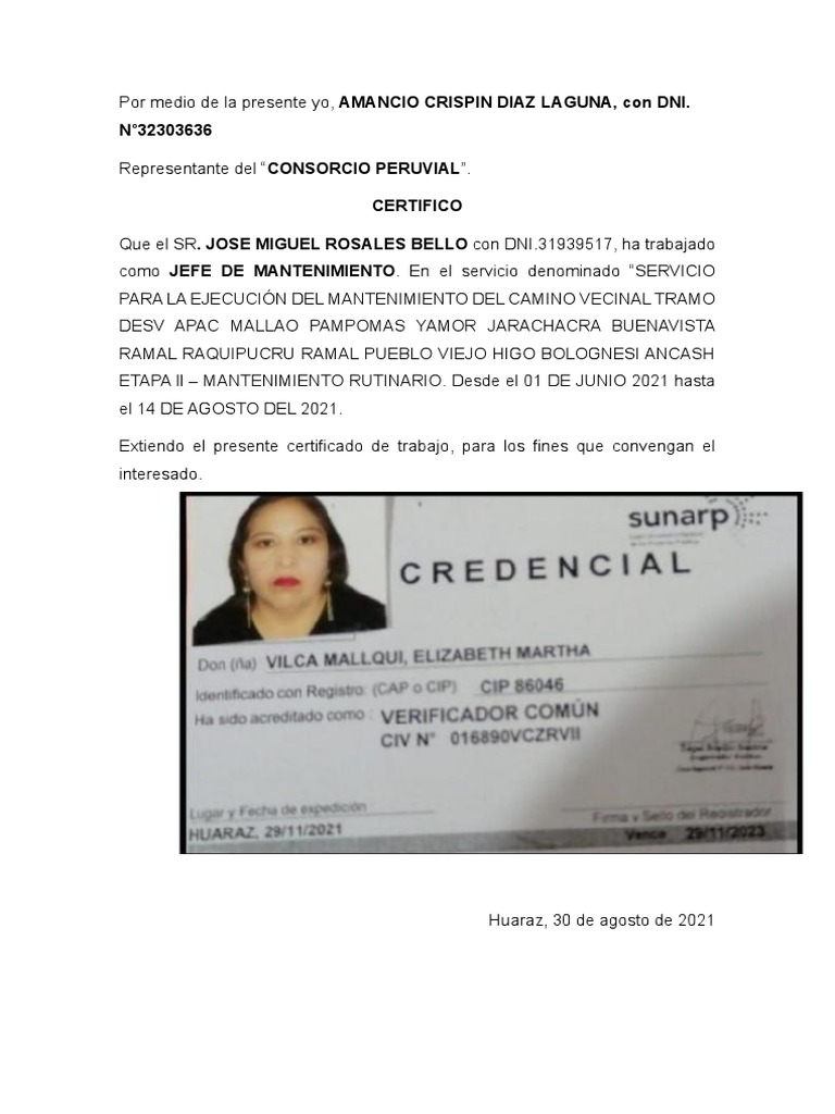 Por Medio de La Presente Yo | PDF