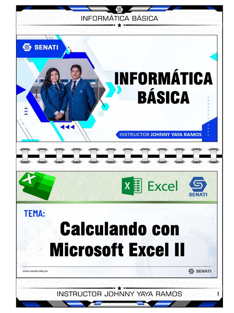 Sesión 06 - Calculando Con Excel - II | PDF | Microsoft Excel | Microsoft