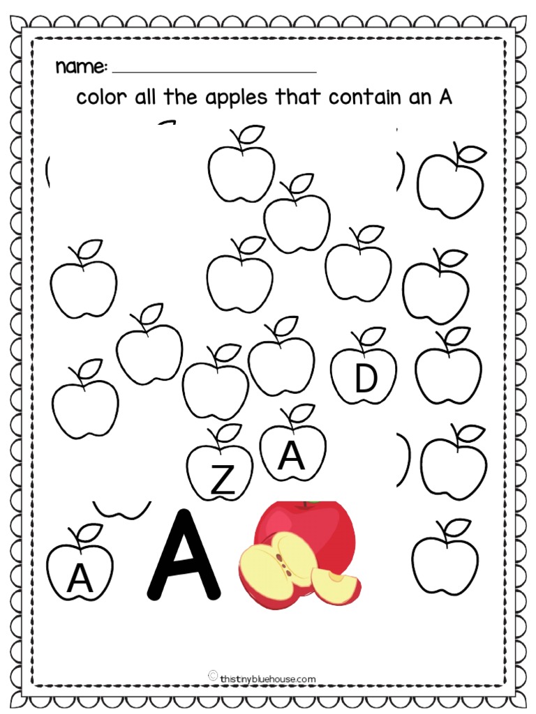 Letter Recognition Worksheets A To Z | PDF