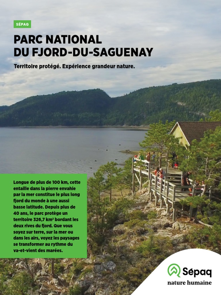 Randonnées au Parc du Fjord-du-Saguenay | PDF | Géomorphologie ...