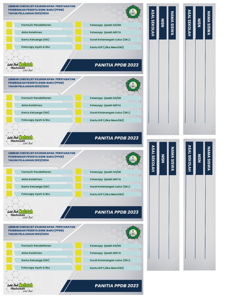 Amplop Map PPDB | PDF