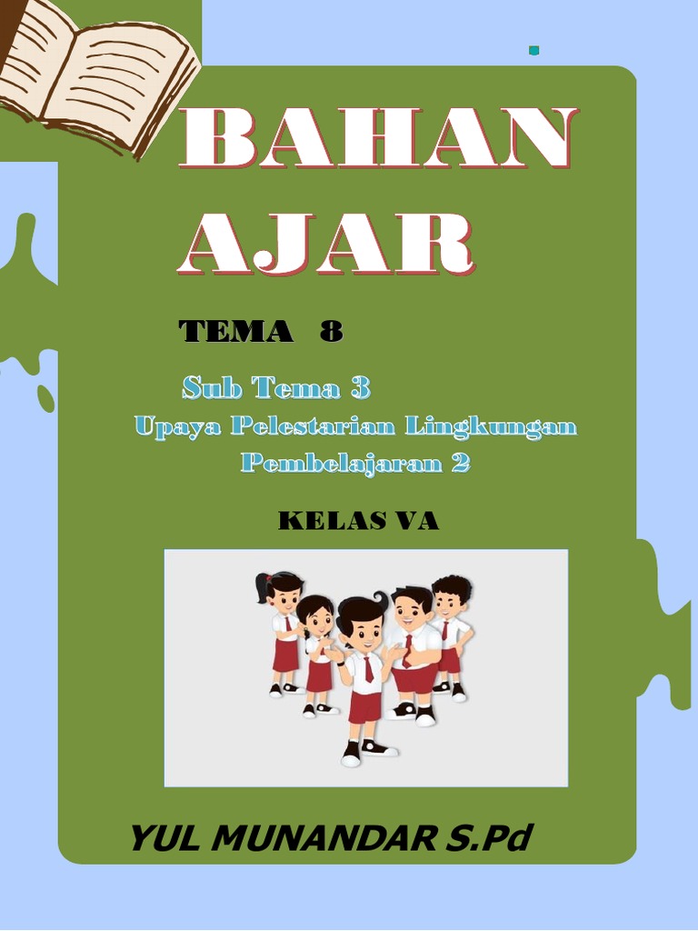 Bahan Ajar 5B Tema 8 | PDF