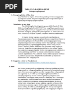 Balangkas NG Pagsusuri NG Awit | PDF