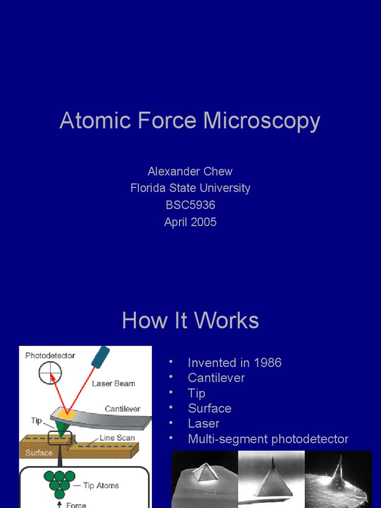 AChew 2 | PDF | Atomic Force Microscopy | Microscopy