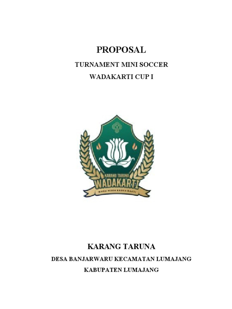Sampul Proposal Wadakarti | PDF