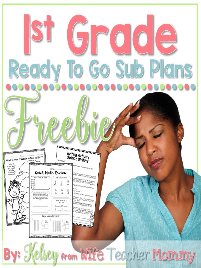 1st Grade Free Sub Plans | PDF | Drawing