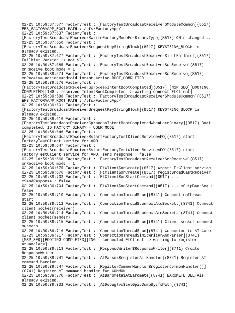 First Boot Log | PDF | System Software | Computing