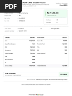 Health Check Invoice | PDF | Invoice | Physical Examination