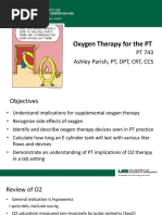 Estimation of PO2 and FiO2 Nasal Cannula NRM Non Rebreathing Mask ...