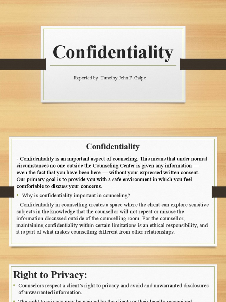 Confidentially REPORT DISS | Download Free PDF | Confidentiality ...