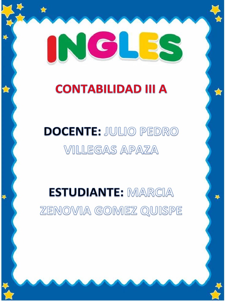 Cuadernillo De Ingles Pdf