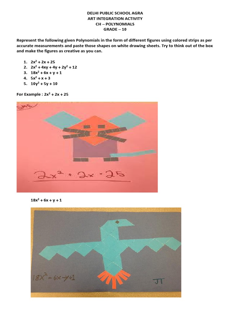 Creative Polynomial Art Project | PDF