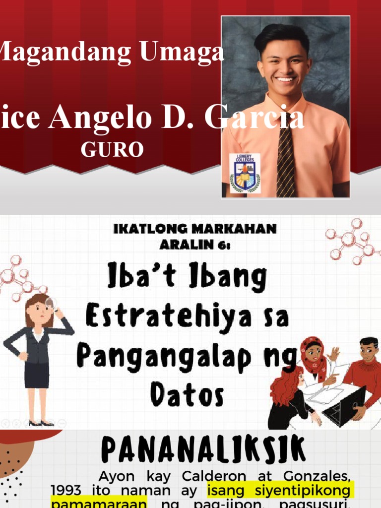 Pangangalap NG Datos | PDF