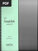 Kumon Formulas | PDF