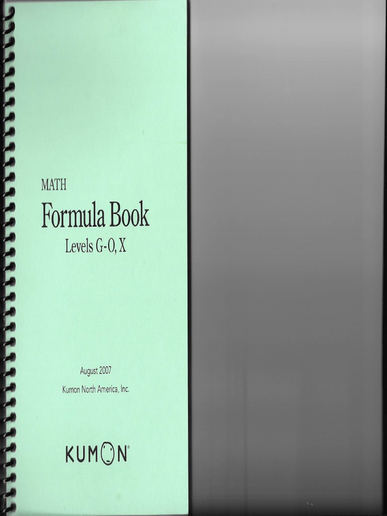 Formula Book | PDF