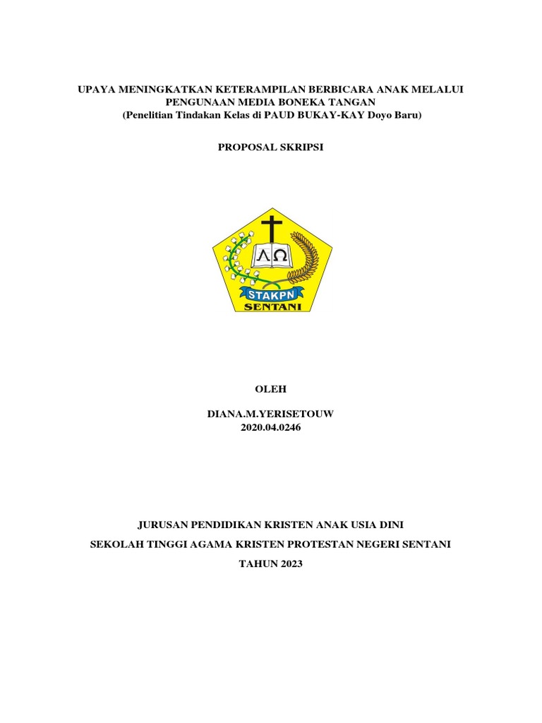 Proposal Bunda Diana | PDF