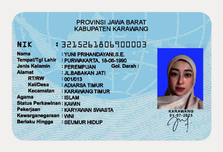 E KTP Disdukcapil Jabar | PDF