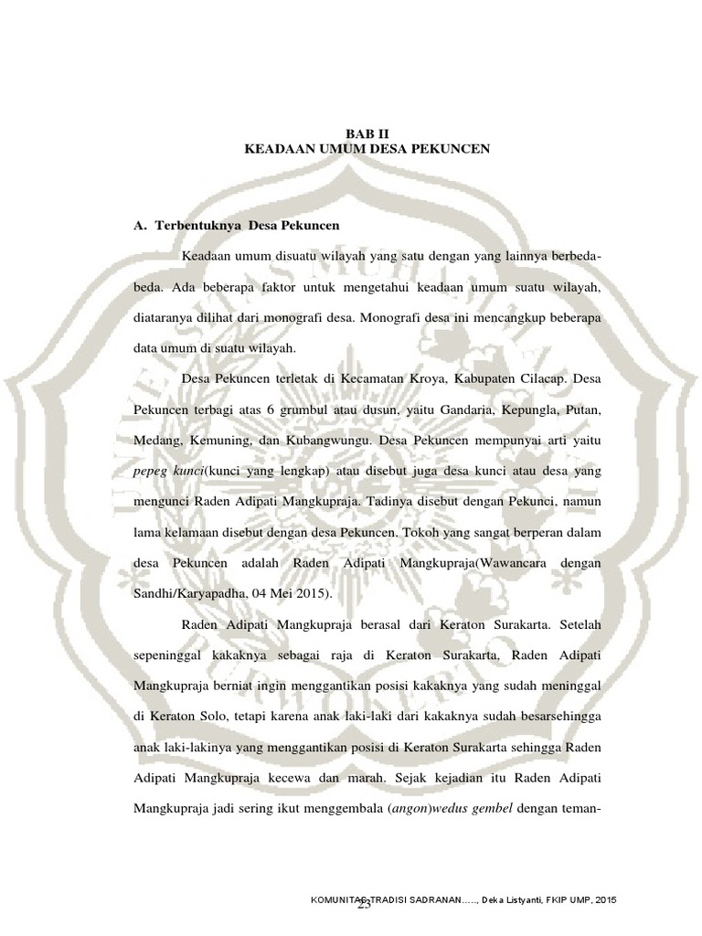 Deka Listyanti, Bab II | PDF