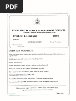 Zimsec (HBC) A Level Project | PDF | Zimbabwe | Agriculture
