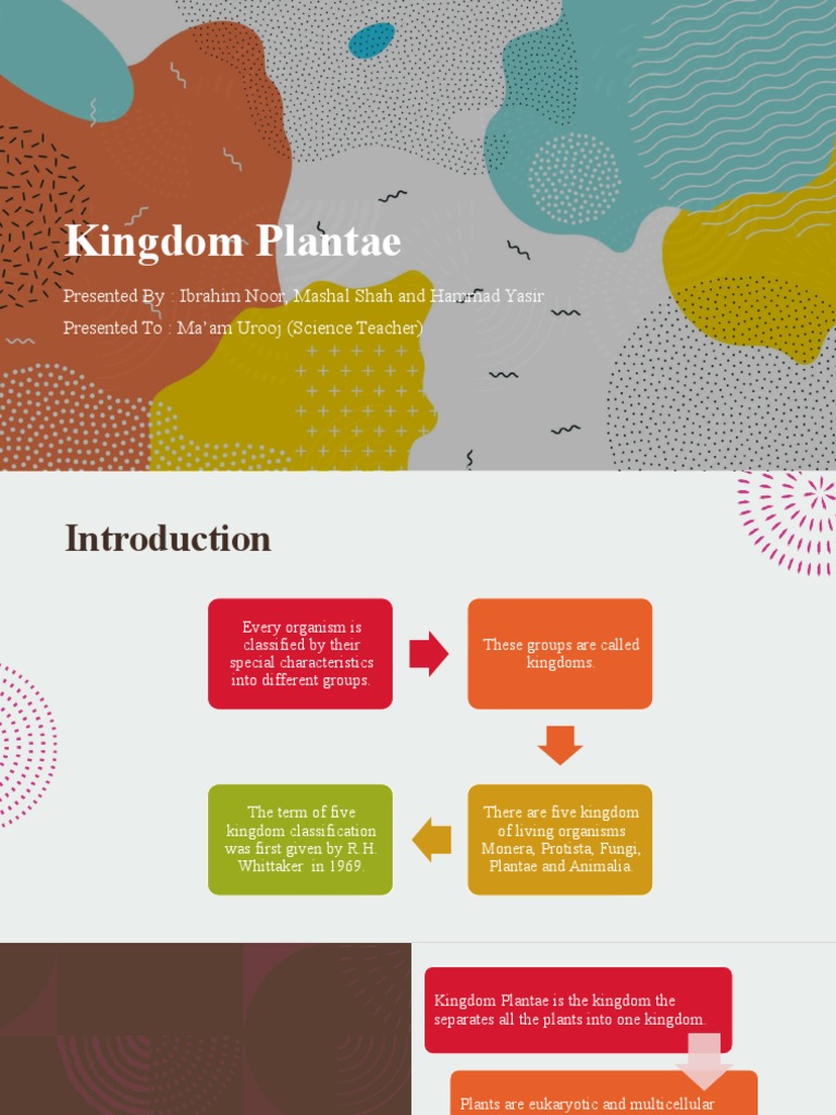 Kingdom Plantae Presentation | PDF | Plants | Cell (Biology)