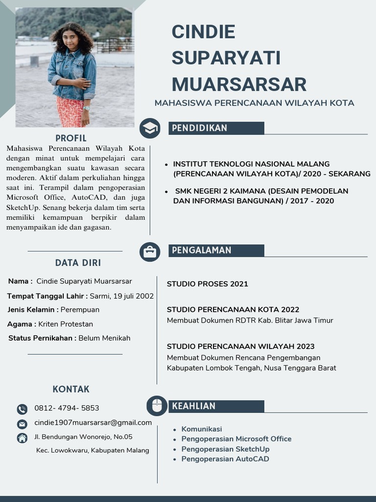 White Simple Student CV Resume | PDF