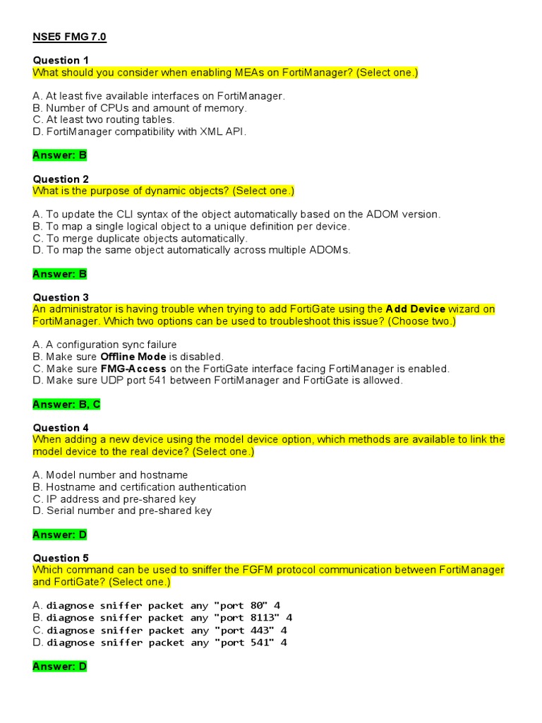 FortiManager Configuration and Management Guide | PDF | Ip Address ...