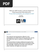 Eu GMP Annex 15 PDF | PDF | Pharmaceutics | Healthcare Industry