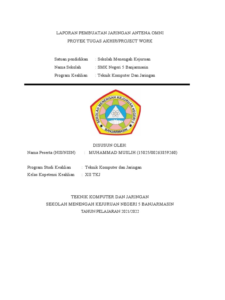 Laporan Project Work Omni 02-Laporan NWWWW | PDF