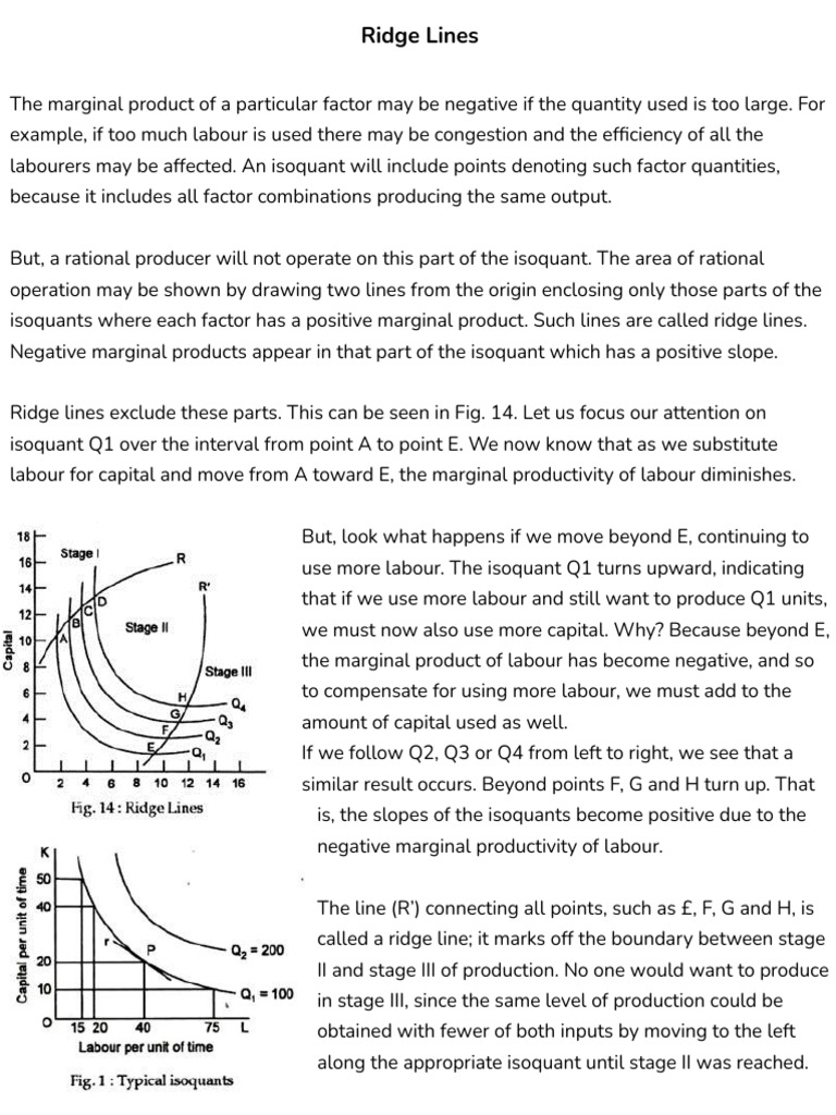 Micro - Ridge Lines | PDF | Business Process | Economies