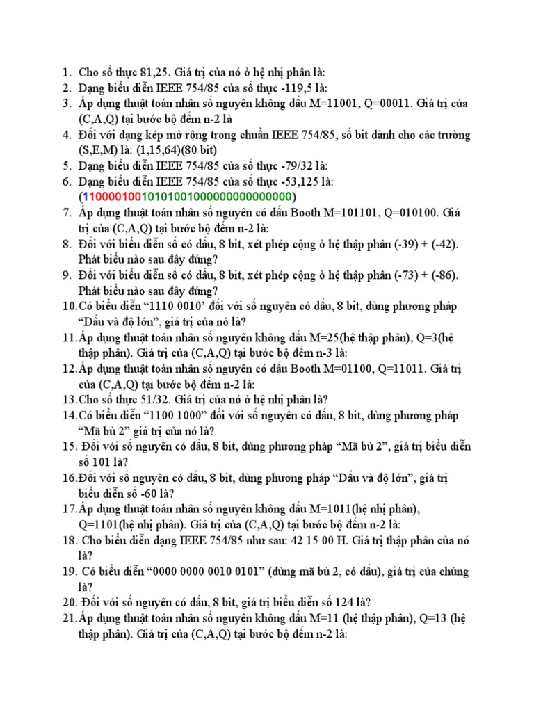 bài-tập-ktmt | PDF