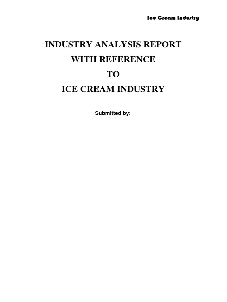 dokumen.tips_industry-analysis-on-ice-cream-industry | PDF | Swot ...
