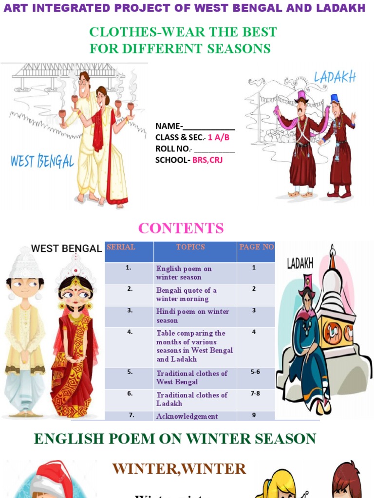 Art-Integrated-Project-Ladakh | PDF | Human Appearance | Fashion