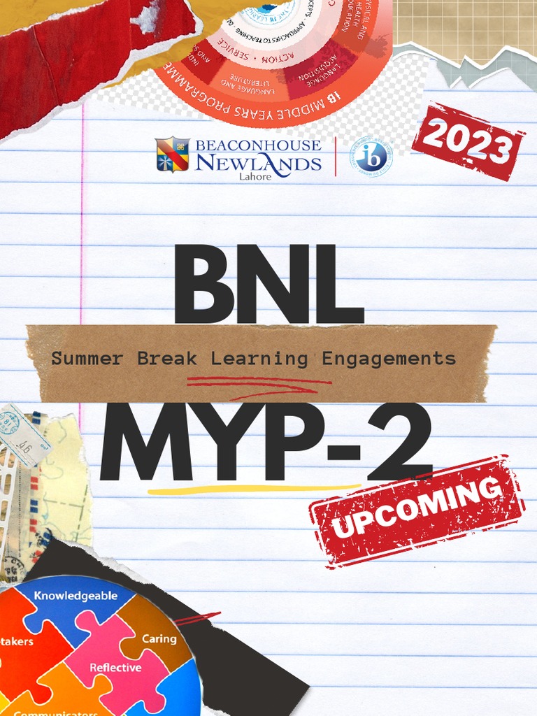 MYP 1 Summer Pack 2023 | PDF | Muhammad | Learning