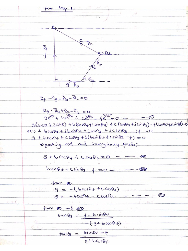 Solution To Theory of Machines Assignment | PDF Solution To Theory of Machines Assignment | PDF
