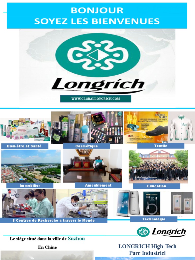 Presentation Longrich Guinee Recent | PDF | Spécialités médicales | Médecine clinique