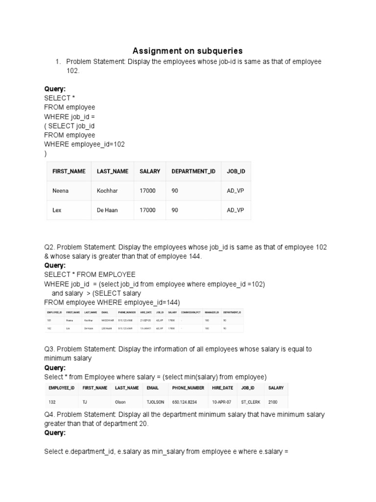 DBMS New Assignment | PDF | Data | Computer Programming