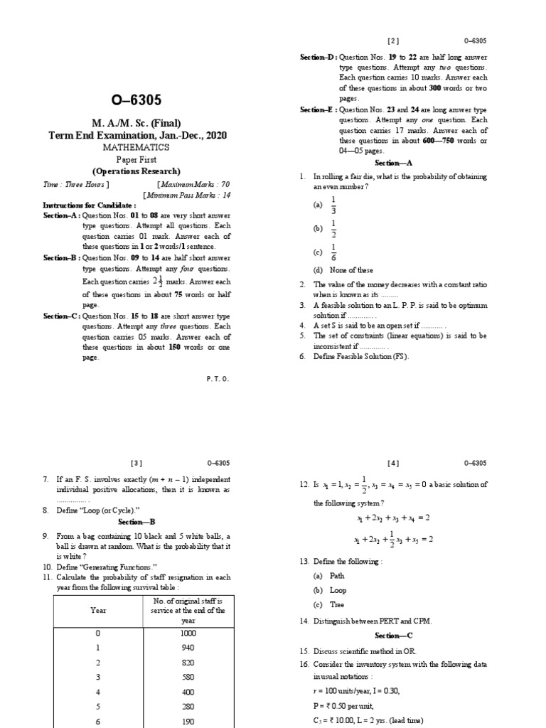 MSC Final Maths | PDF | C++ | Mean