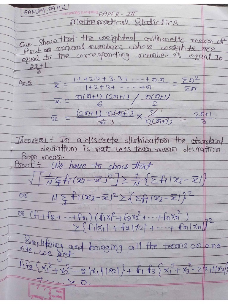 Sanjay Sahu (Paper Iii) | PDF