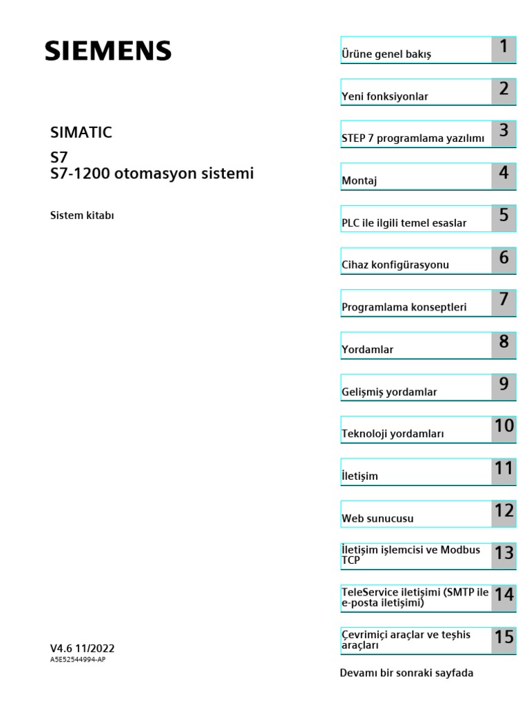 s71200 System Manual TR-TR TR-TR | PDF