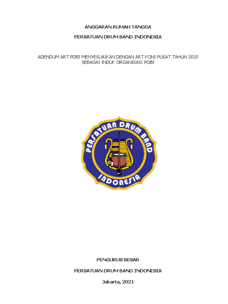 Adendum Art Pdbi Sesuai Art Koni 2020 - 27 Nov | PDF