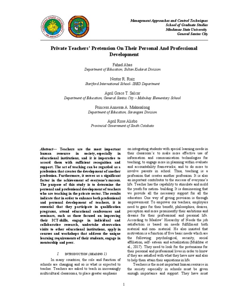 Academic Paper Final | PDF | Teachers | Educational Technology