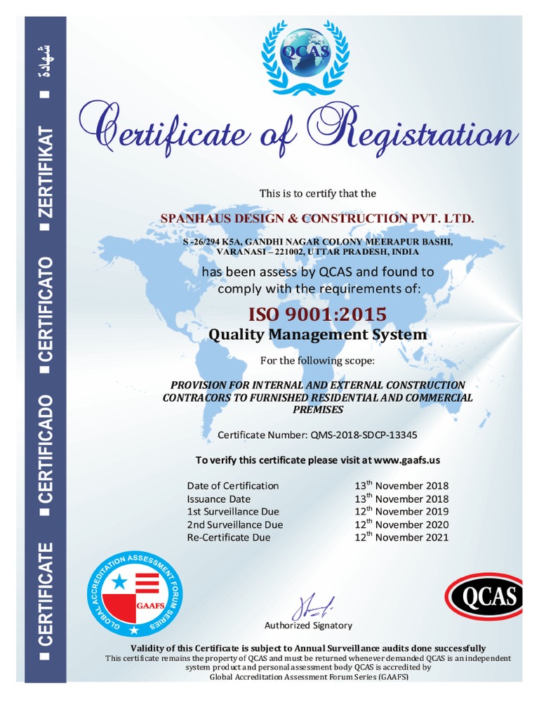 Iso Certificate | PDF