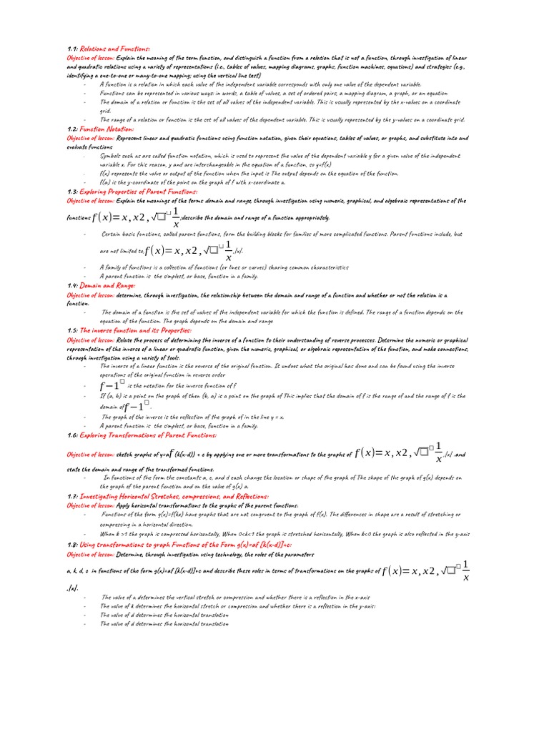 CPT Math | PDF | Function (Mathematics) | Polynomial